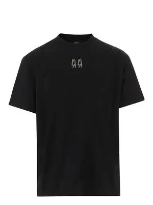 44 LABEL GROUP Logo Print T-shirt - Black