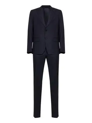 LARDINI Single-breasted Two-piece Suit - Black