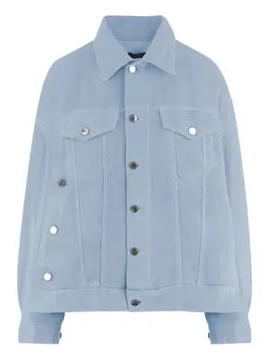 HAIKURE Long-sleeved Casual Jacket - Blue