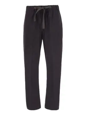 SEMICOUTURE Buddy Elastic Drawstring Pants - Brown