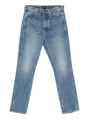 Khaite Finley Faded Effect Distressed Jeans - Blue