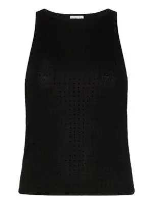 Marella Crew Neck Vest - Black