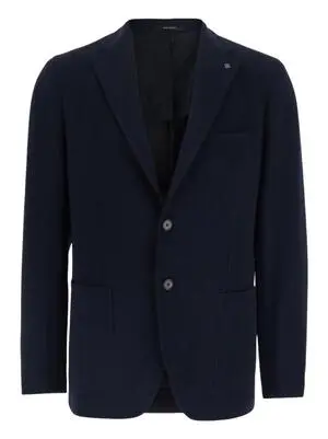 Tagliatore Single-breasted Jacket - Blue