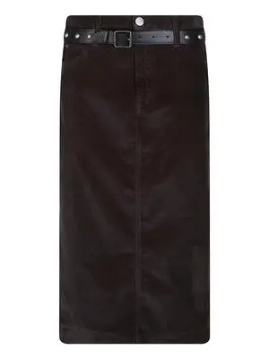 Pinko Gracia Midi Skirt - Black
