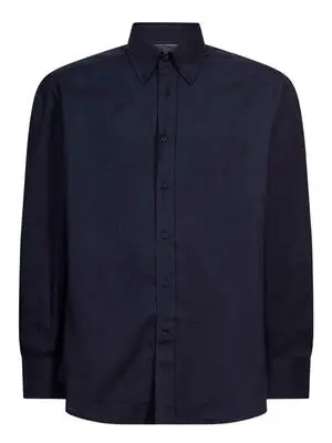 Brunello Cucinelli Long-sleeved Button-up Shirt - Black