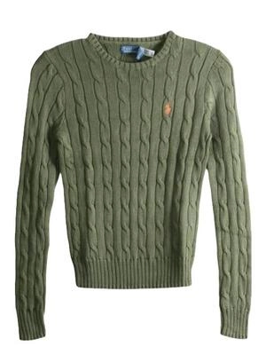 Polo Ralph Lauren Cable Knit Long Sleeve Pullover - Dense Olive