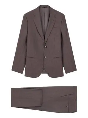 Giorgio Armani Two Button Suit - Brown