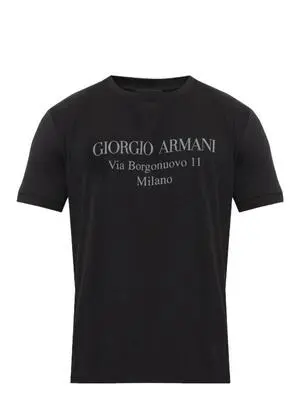 Giorgio Armani Crew Neck T-shirt - Black