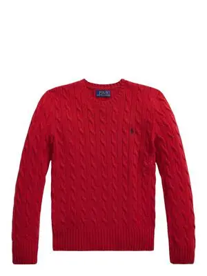 Ralph Lauren Long Sleeve Crew Neck Sweater - Red