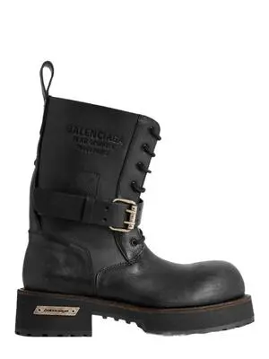 Balenciaga Venom Lace-up Bootie - Black