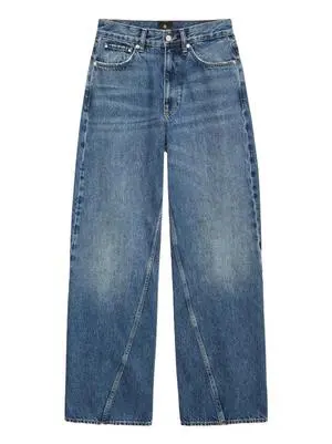 ANINE BING High-rise Wide-leg Jeans - Blue