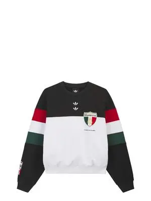 ADIDAS ORIGINALS Willy Chavarria Printed Cotton-jersey Sweatshirt - Black