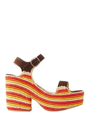 Gabriela Hearst Dardis Platform Sandals - Brown
