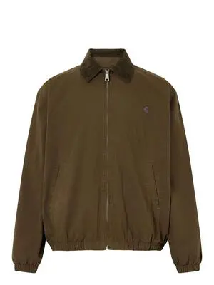 Carhartt Work In Progress Carhartt WIP Madison Logo-Embroidered Cotton-Ripstop Jacket Brown