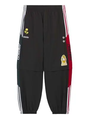 ADIDAS ORIGINALS Willy Chavarria Tapered Logo-detailed Jersey Sweatpants - Black