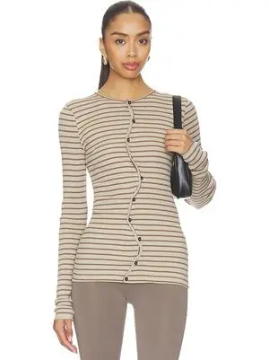OPERASPORT Claire Seamless Cardigan - Stripes