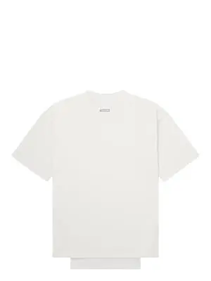 MAISON MARGIELA Layered Cotton-jersey T-shirt - Neutrals