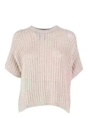 ANTONELLI FIRENZE Antonelli Open-Knit Sequin-Embellished Sweater