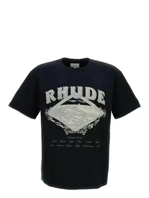 Rhude Dakar Convoy Graphic-print T-shirt - Black