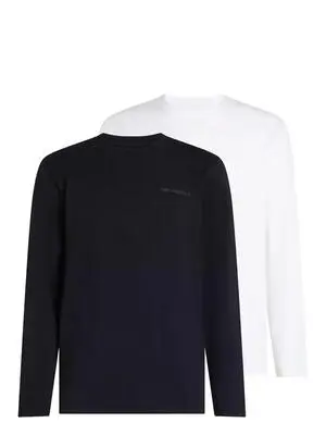 Karl Lagerfeld Long-sleeved T-shirt - Black