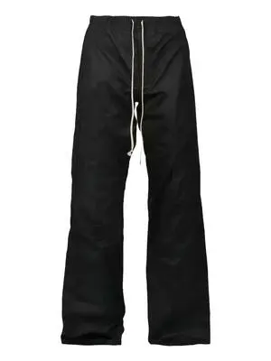 Rick Owens Dietrich Drawstring Wide-leg Trousers - Black