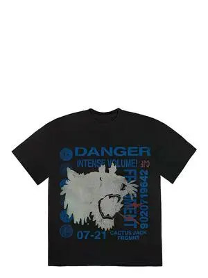 TRAVIS SCOTT Cactus Jack Fragment-print T-shirt - Black