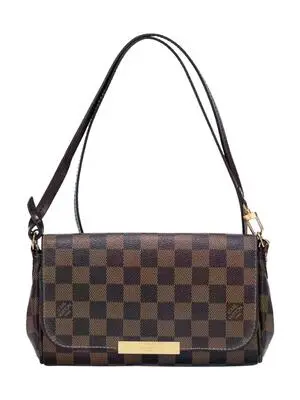 LOUIS VUITTON Favorite Pm Damier Ebène Shoulder Bag - Brown