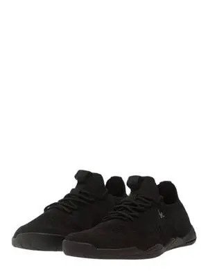 Be Lenka Mesh Knit Front-lace Sneakers - Black
