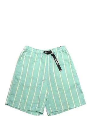 Kapital Striped Elasticated Waist Shorts - Blue