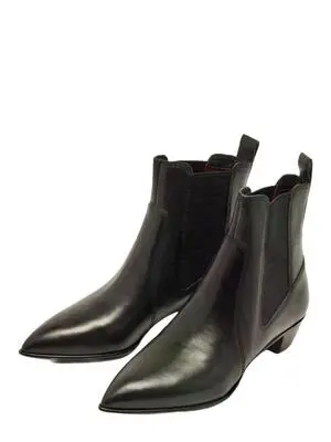 Marc Jacobs Pointed-toe Ankle Boots - Black