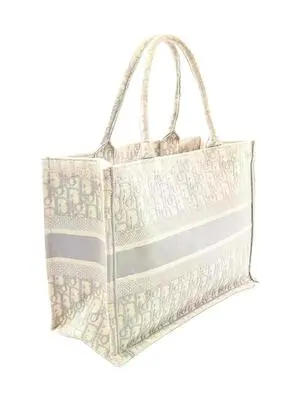 Dior Medium Book Tote Bag - Grey