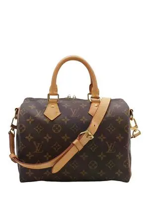 LOUIS VUITTON Speedy Bandouliere 25 Monogram Satchel - Brown