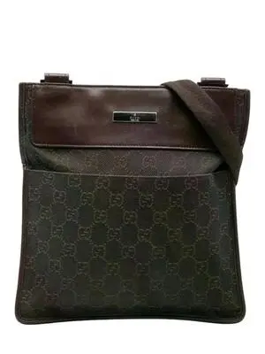 GUCCI Gucci GG Denim Crossbody Bag