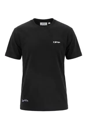 Off-White Archigeography Arrow Skate Printed T-shirt - Black
