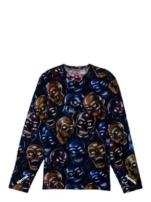 Supreme X Marmot Skull-print T-shirt - Black