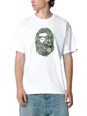 A BATHING APE Palm Resort T-shirt - White
