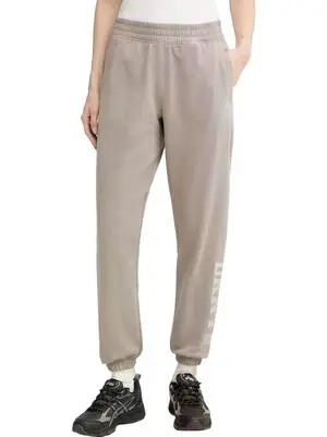 Dkny 1989 Stud-embellished Logo Print Track Pants - Brown