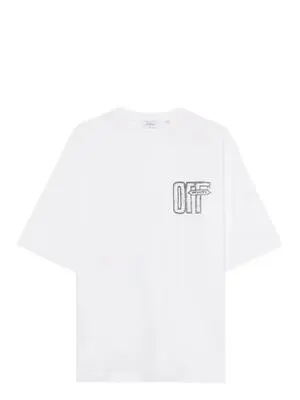 Off-White Motion Arrow Skate Short-sleeve T-shirt - White