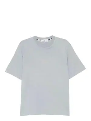 Stone Island Logo-print T-shirt - Blue
