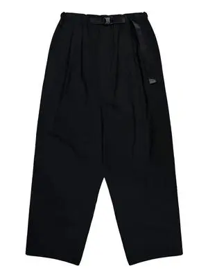 Comme Des Garçons Belted Pleated Trousers - Black