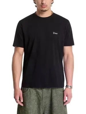 DIME Classic Logo Embroidered T-shirt - Black