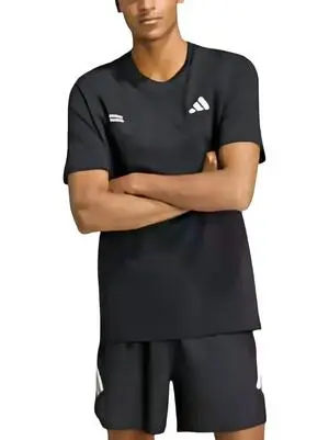 Adidas Graphic-print Short-sleeve T-shirt - Black