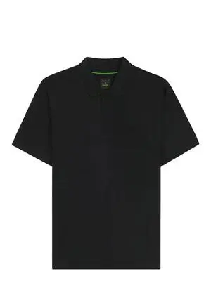 BOSS X Porsche Mercerised-cotton Polo Shirt - Black