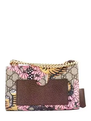 Gucci Padlock Bengal Print Gg Coated Canvas Small Shoulder Bag - Brown