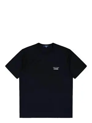 Comme Des Garçons Logo-print Cotton T-shirt - Black