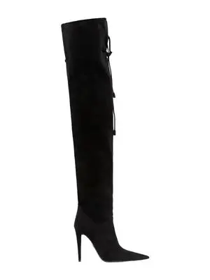 GIUSEPPE ZANOTTI Suede Desire Boots 105 - Black