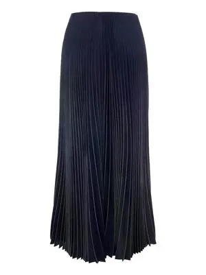 Fabiana Filippi Pleated Ankle Length Skirt - Blue