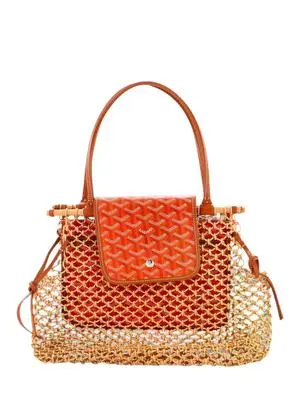 GOYARD Goyard Raffia Net Tote Bag