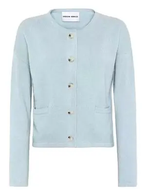 EMERSON RENALDI Fine-knit Cardigan - Blue