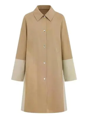 OOF WEAR Color-block Panelled Coat - Neutrals